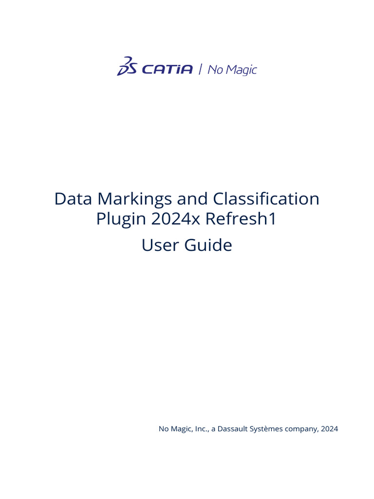 Data Markings and Classification Plugin UserGuide | PDF | Specification ...
