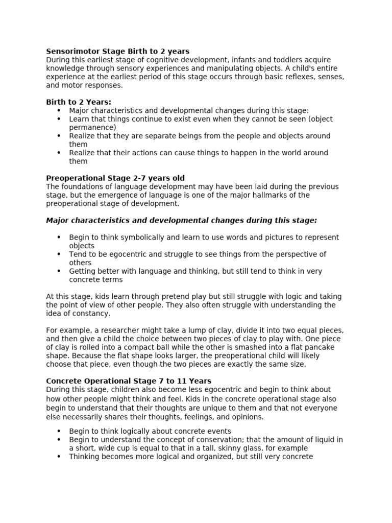 Holophrastic Stage of Language Development | PDF | Language Development ...