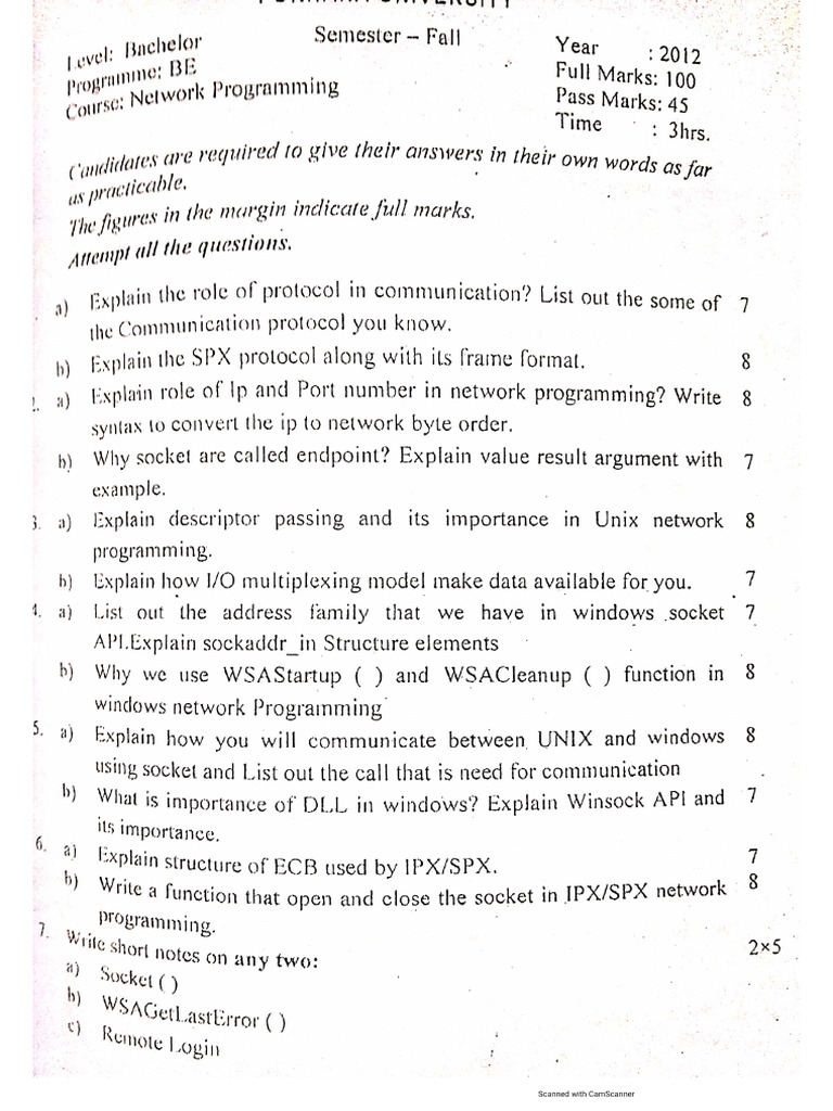NetworkProgramming 2 2 | PDF
