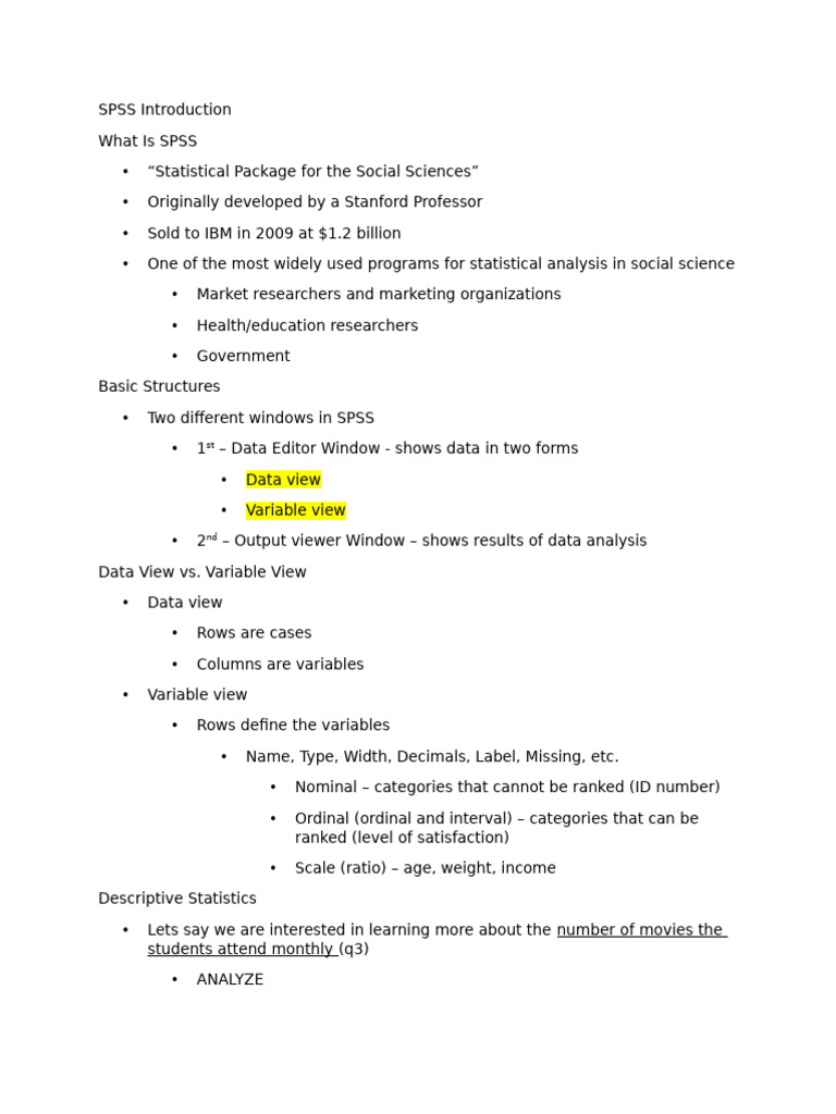 Spss Introduction Pdf 