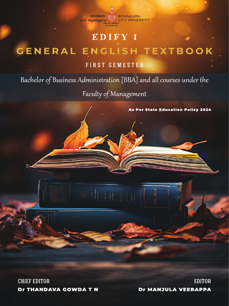 BBA Text Book - Edify I | PDF | Sonnets | William Shakespeare