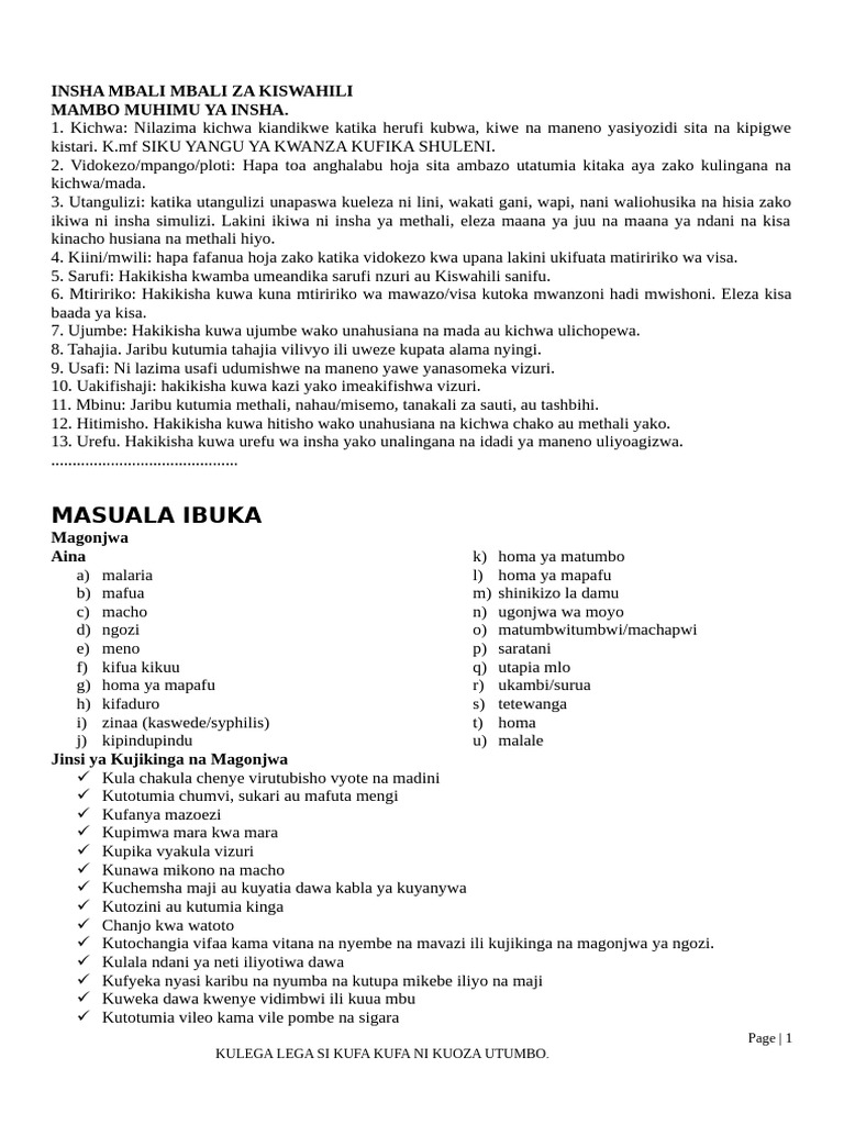 Masuala Ibuka 2022 | PDF