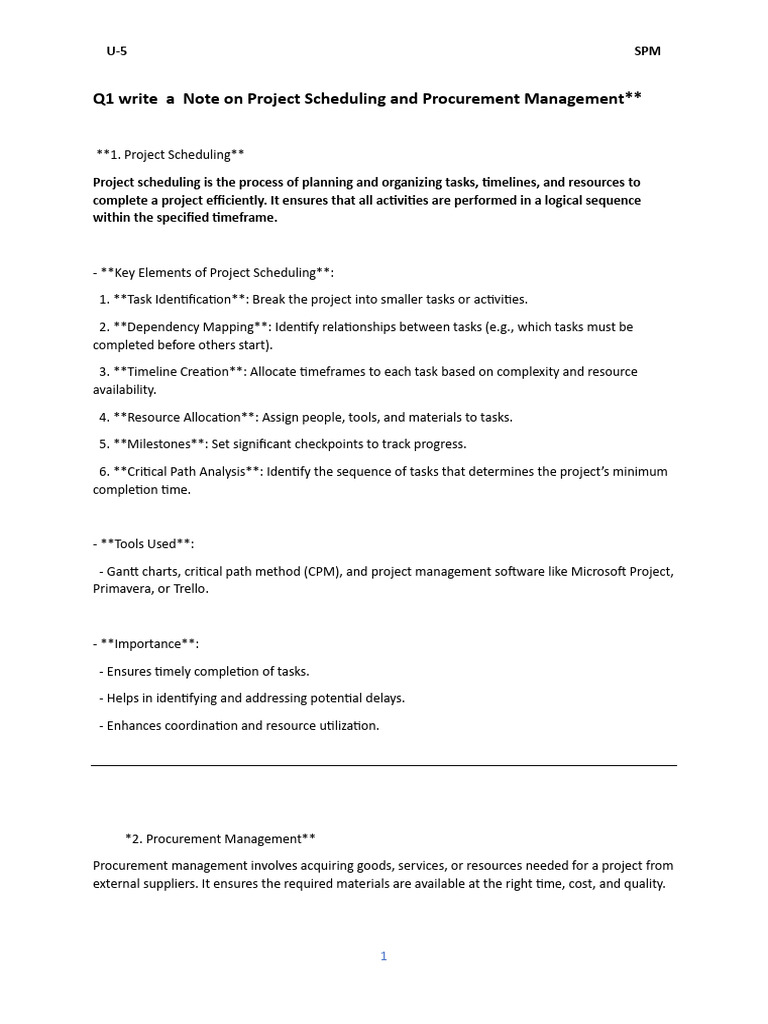 SPM Unit 5 | PDF | Scrum (Software Development) | Project Management