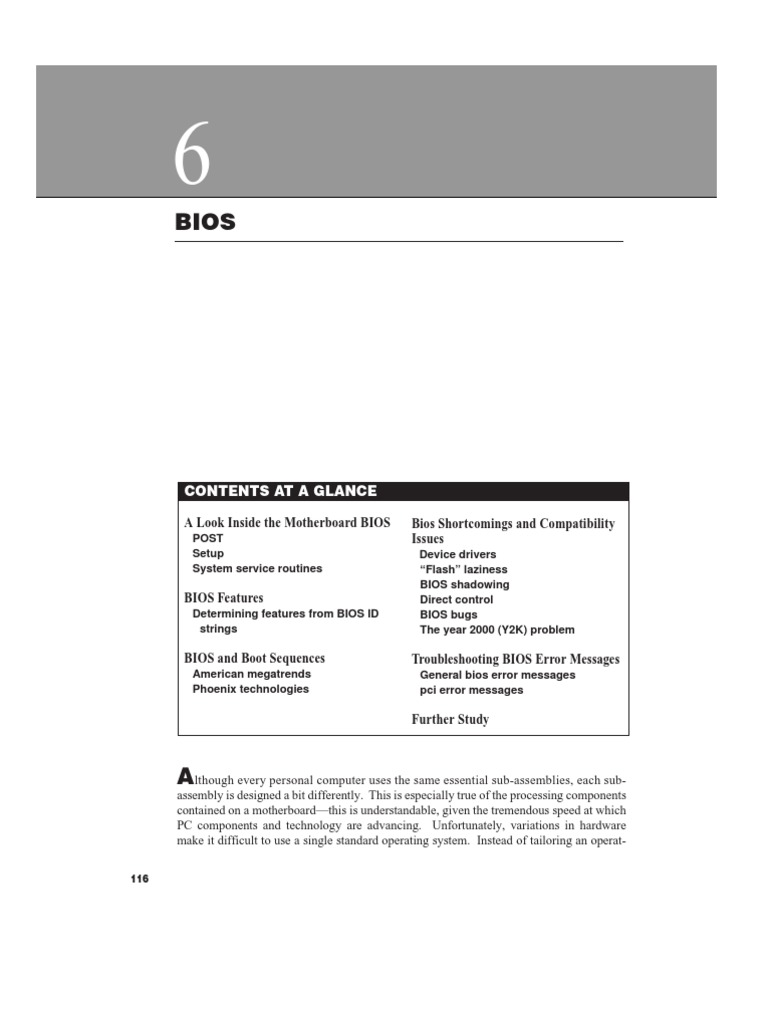 Bios | PDF | Bios | Ibm Pc Compatibles