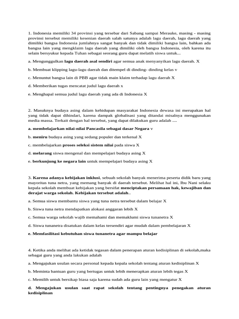 Soal 2 Rahmi SJT Dan PCK | PDF