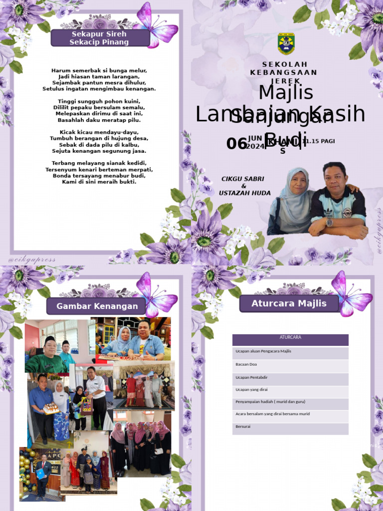Buku Program Majlis Perpisahan | PDF