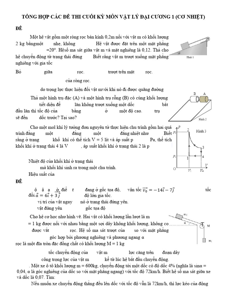 Tong hop cac de Thi VLDC1-Cuoi ki (1) | PDF