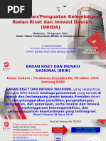 Profil Badan Riset dan Inovasi Nasional | PDF