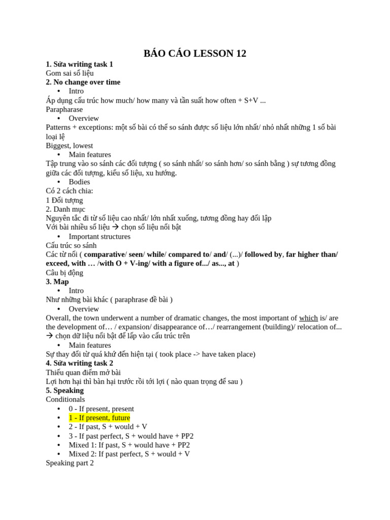 Báo Cáo Lesson 12 | PDF