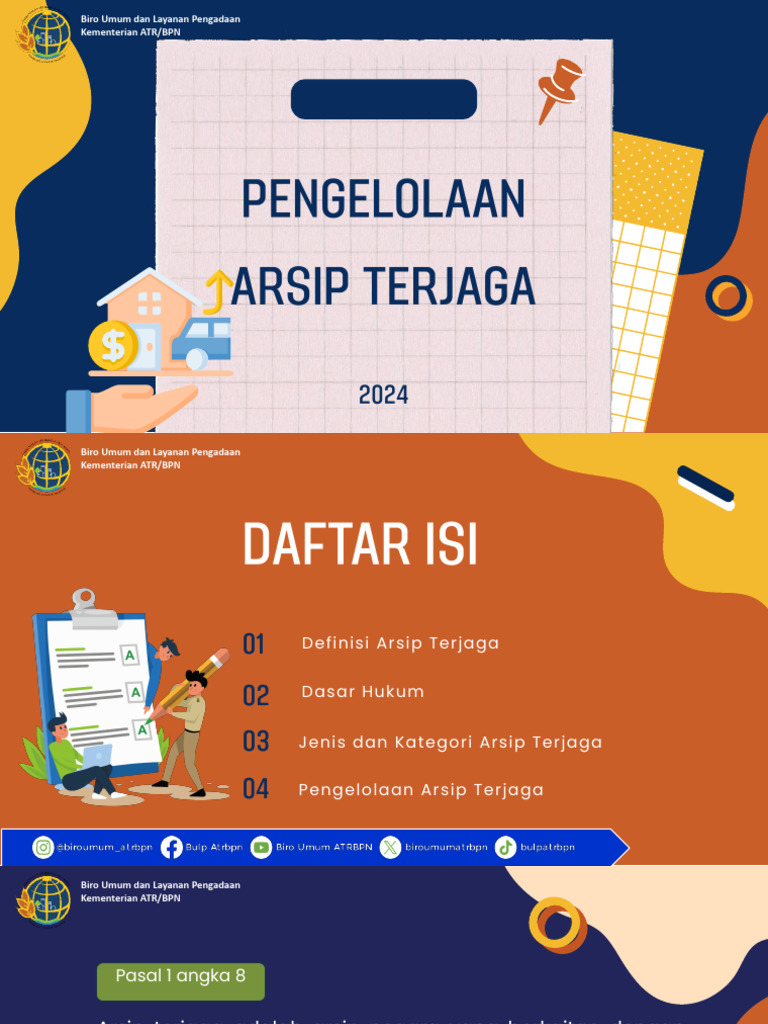 Pengelolaan Arsip Terjaga Kementerian ATR/BPN | PDF