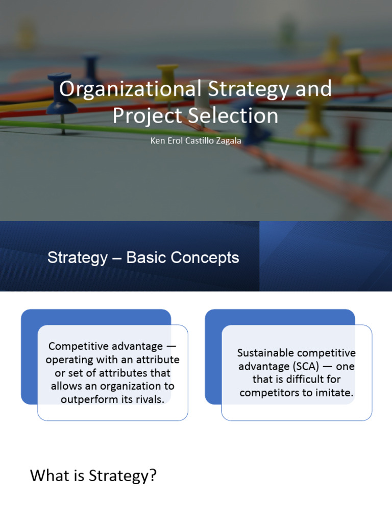 Organizational Strategy and Project Selection | PDF | Strategic Management | Goal