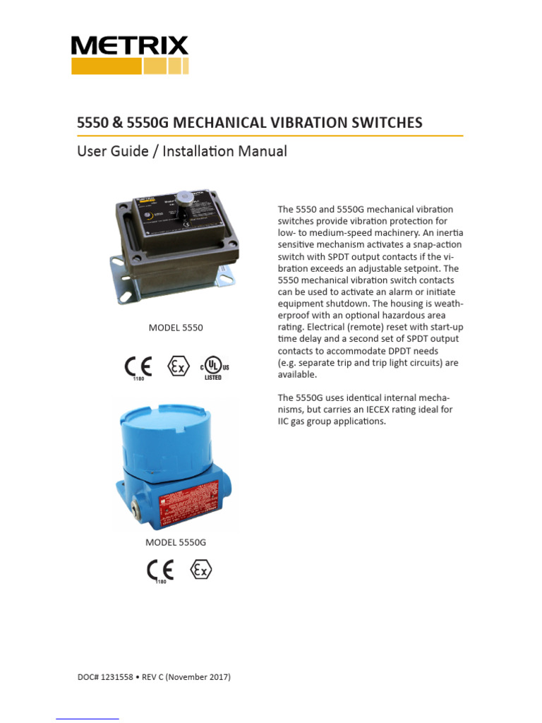 5550 | PDF | Switch | Relay