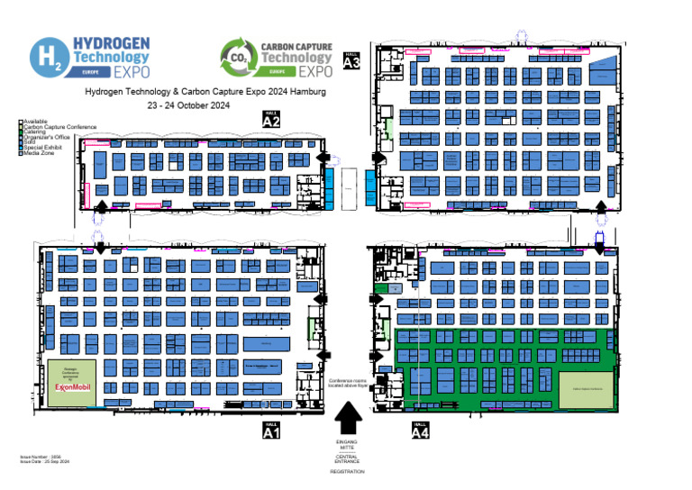 Hydrogen Technology & Carbon Capture Expo 2024 Hamburg - Sales Plan ...
