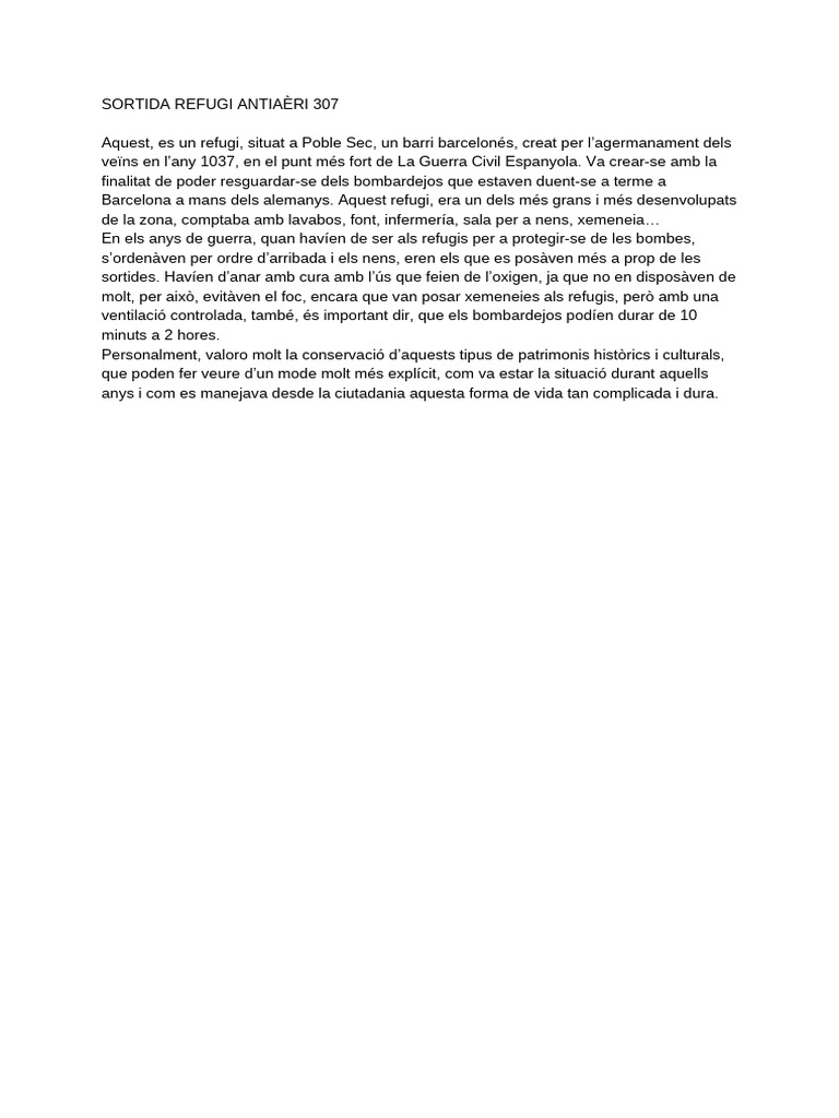 Refugi 307 | PDF
