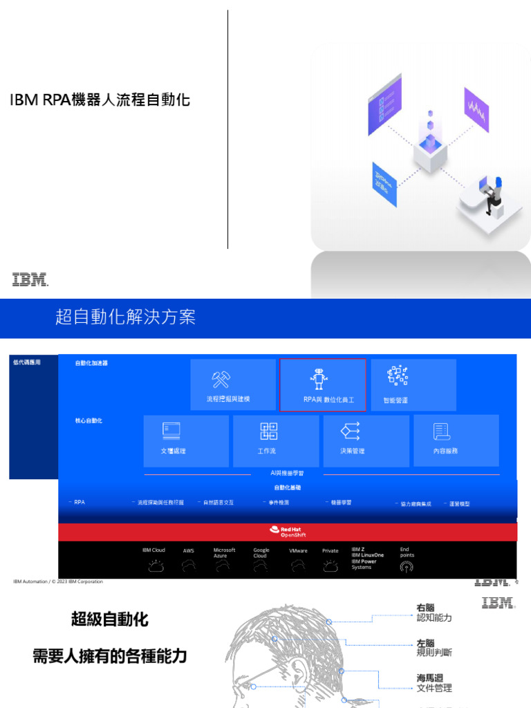 IBM RPA流程自動化機器人 | PDF