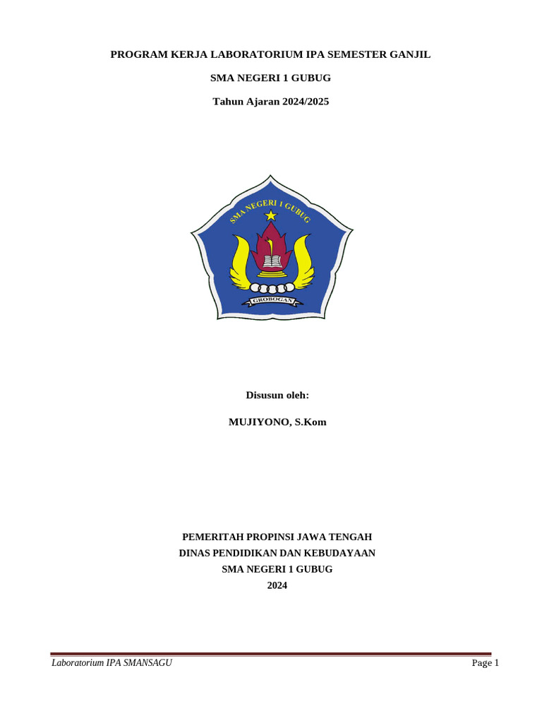 Proker Lab Ipa 2020 | PDF