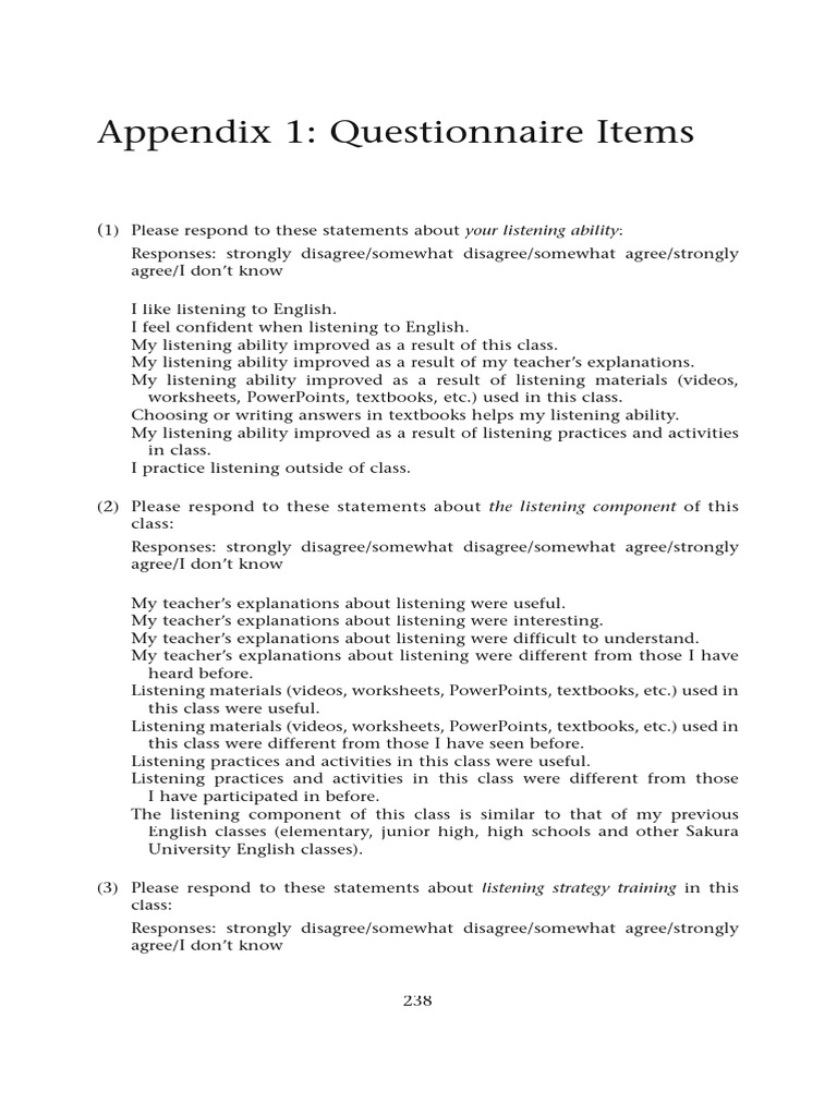 2015 Bookmatter ExploringListeningStrategyInst | PDF | English As A ...