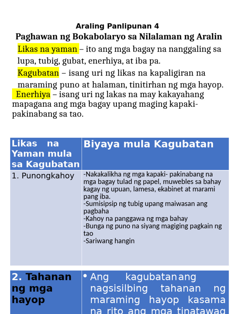 AP 4 Matatag q2 Week 4 | PDF