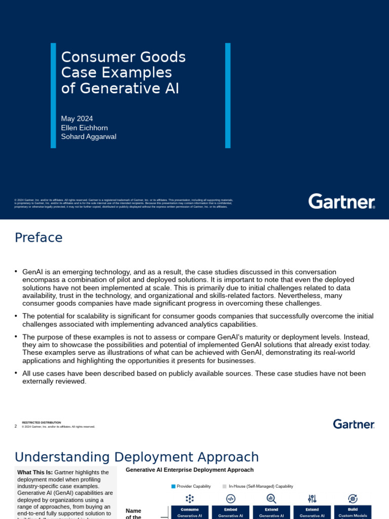 Consumer Goods Use Case Examples GenAI | PDF | Artificial Intelligence ...
