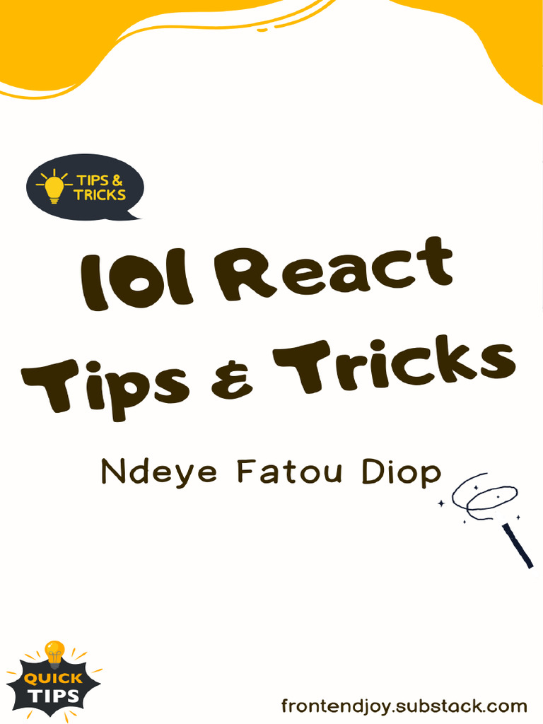 101 React Tips and Tricks | PDF | Document Object Model | Scope ...