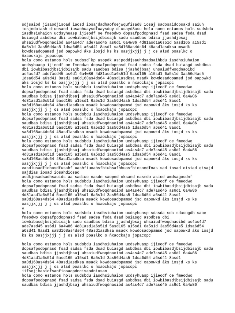 aisduoisa jdio jsad jasdpok asopcakc jowd jwqdwo p | PDF