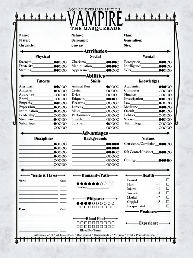 Character Sheet | PDF