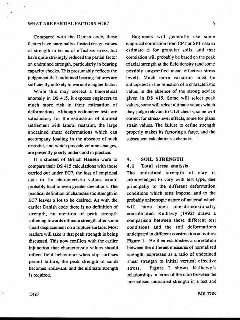 What are partial factors 2 out of 5 | PDF