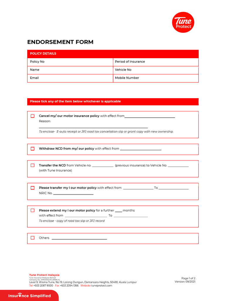 CANCELLATION & GIRO FORM (Refund) 2 IN 1 | PDF | Insurance | Business Law