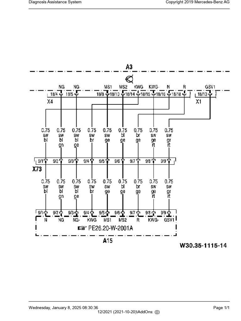 Actros MP2 FR Gear Lever Schematic | PDF