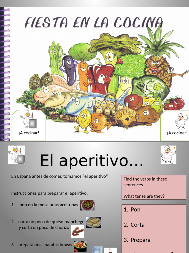 YR9 - Imperativo y recetas | PDF | Alimentos | Cocina occidental