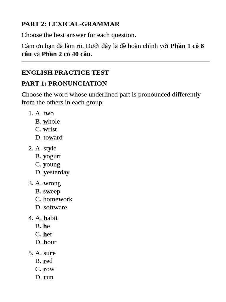 Đề 9 cki | PDF | Vietnam