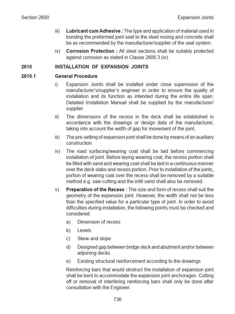 Expansion Joint Installation Guidelines | PDF | Concrete | Structural Engineering