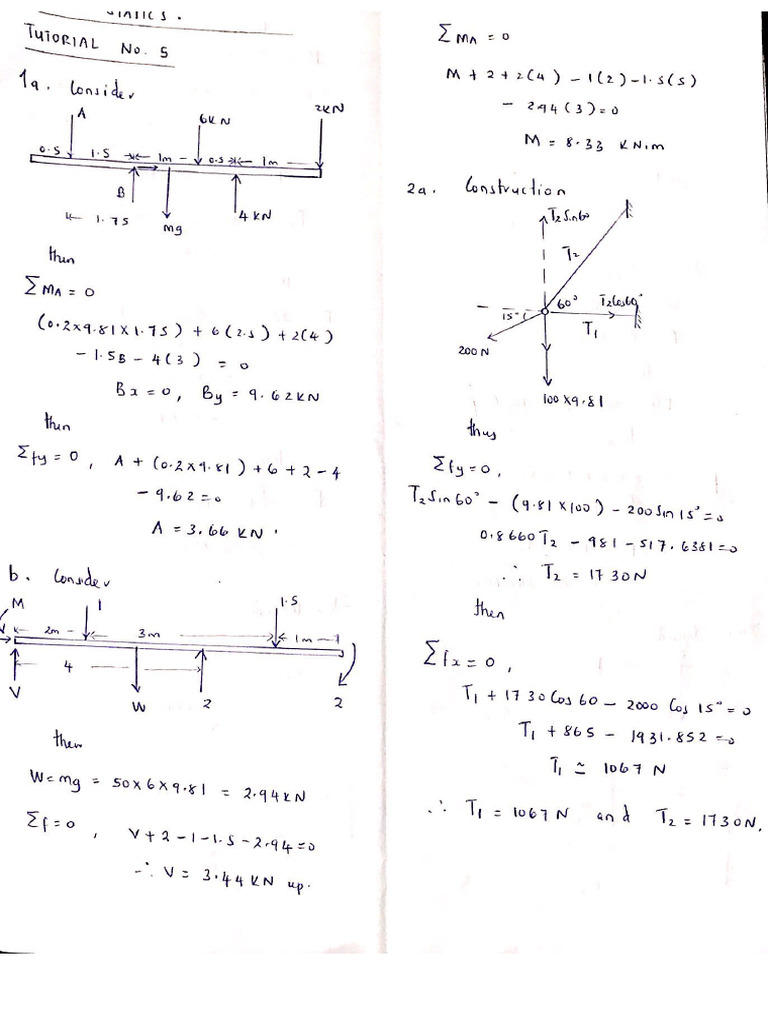 SC Tutorial 5 | PDF