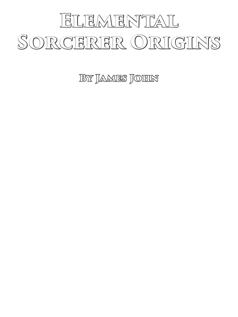 963877-Elemental Sorcerers Final Black and White1.3 | PDF | Wizards Of ...