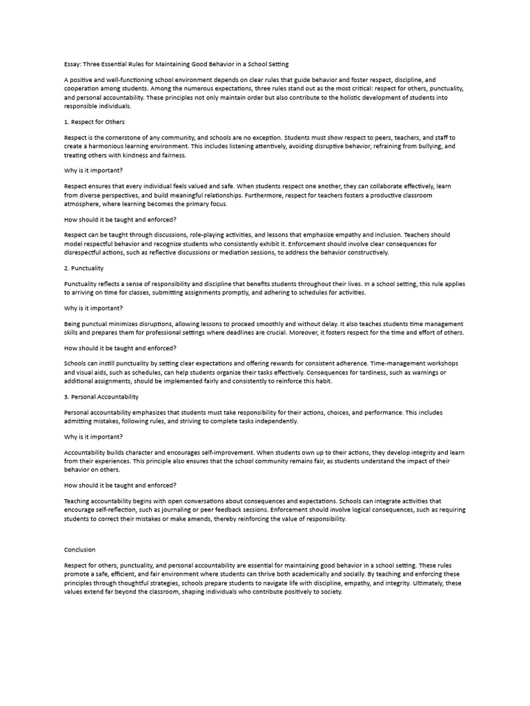 Essay | PDF | Disciplines | Teachers