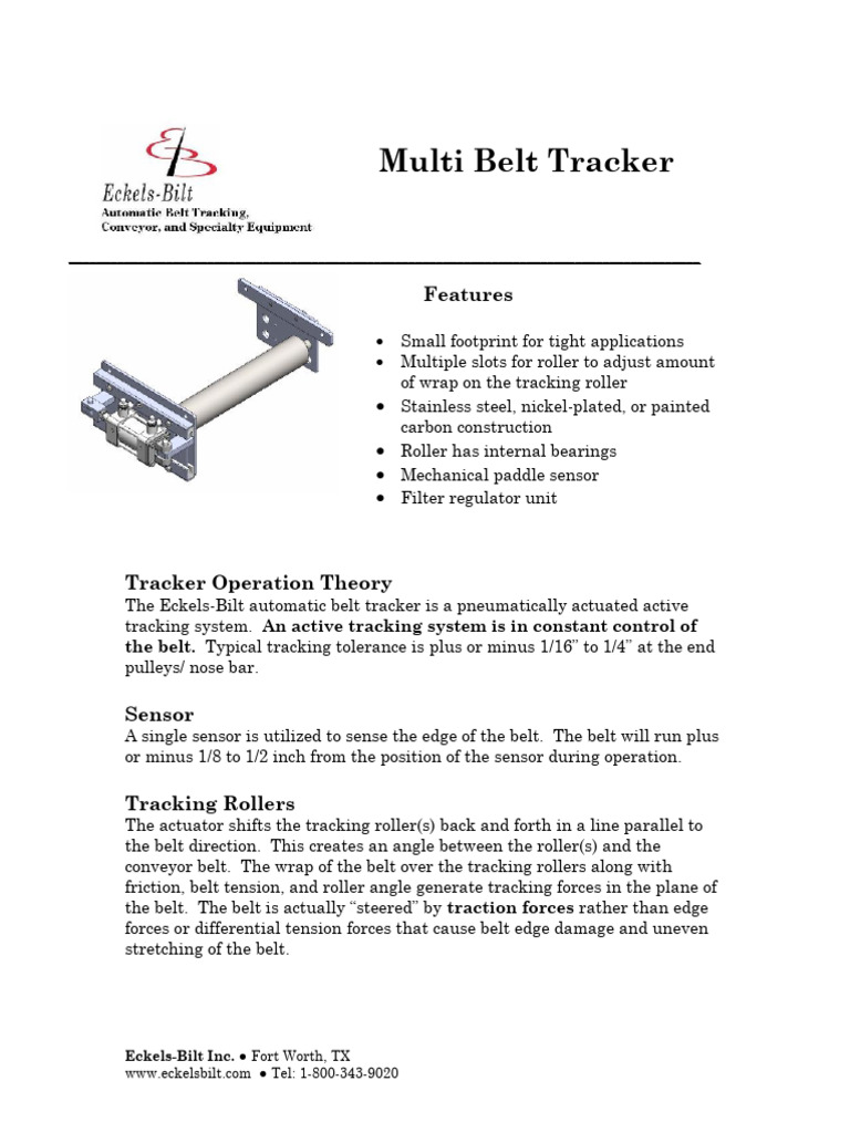 Multi Belt Tracker | PDF | Belt (Mechanical) | Mechanical Engineering