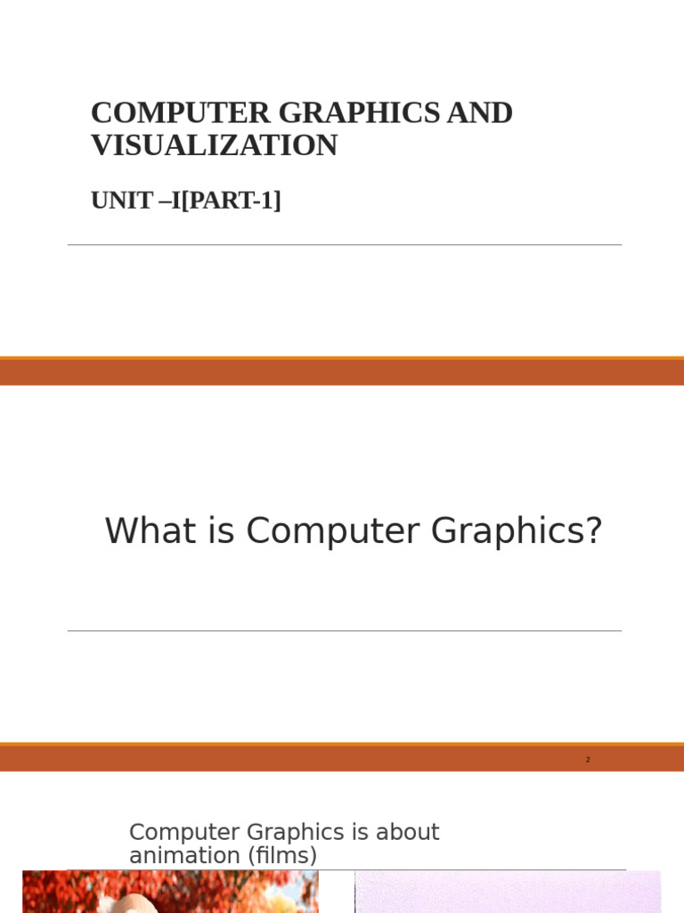 UNIT-I (graphics | PDF | Computer Graphics | Graphics Processing Unit
