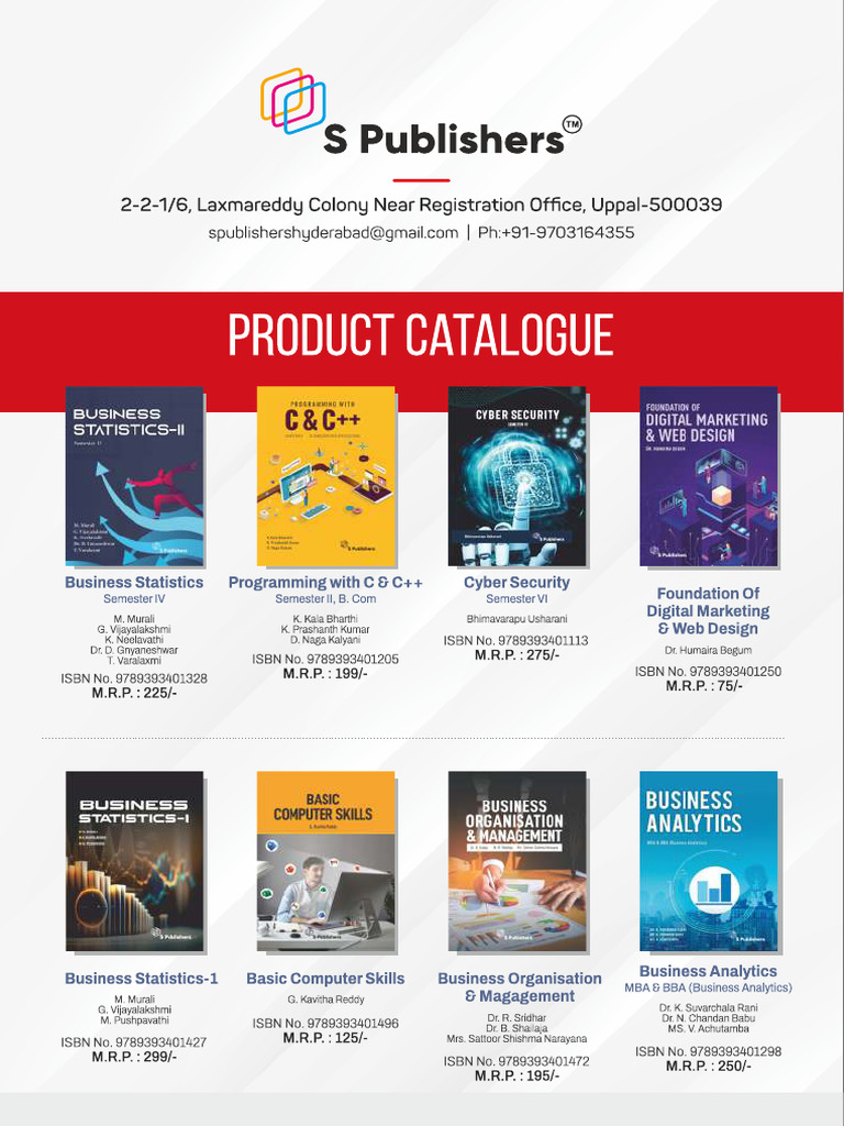 S Pubisher Final Catalogue | PDF