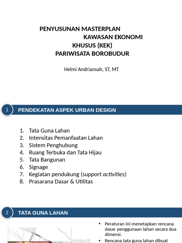 Bahan Masterplan | PDF