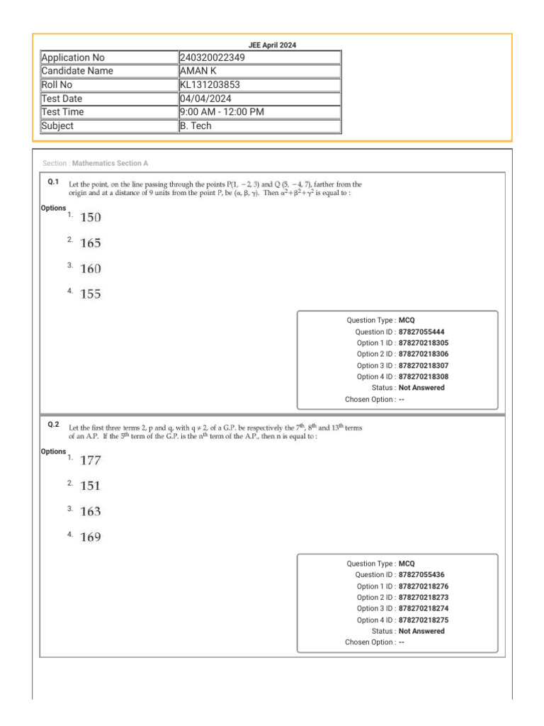 DOC-20240414-WA0010. | PDF | Multiple Choice | Data Collection