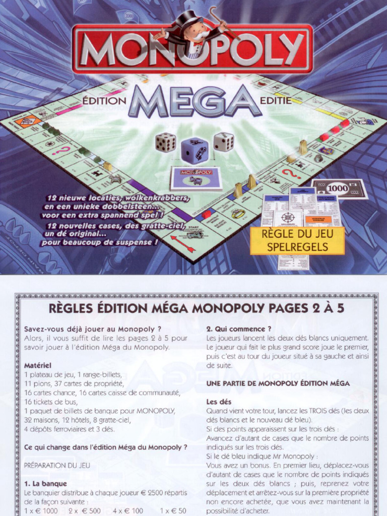 Regle Mega Monopoly Belge | PDF