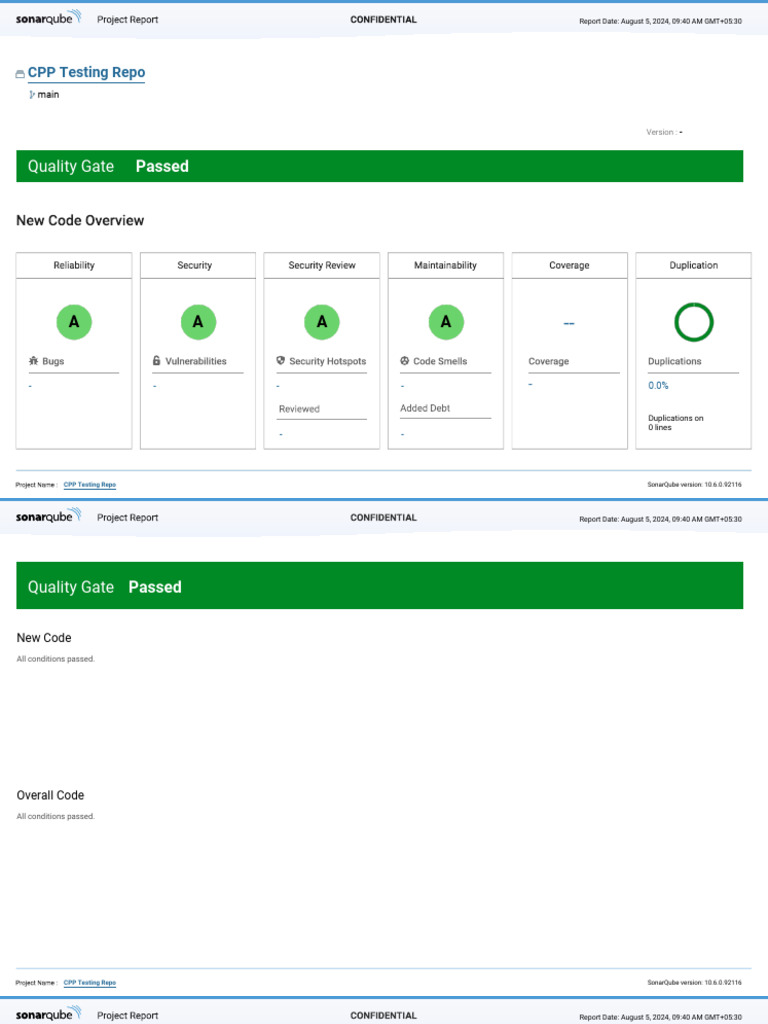 CPP Testing Repo - Main - PDF Report | PDF | Computing | Software ...