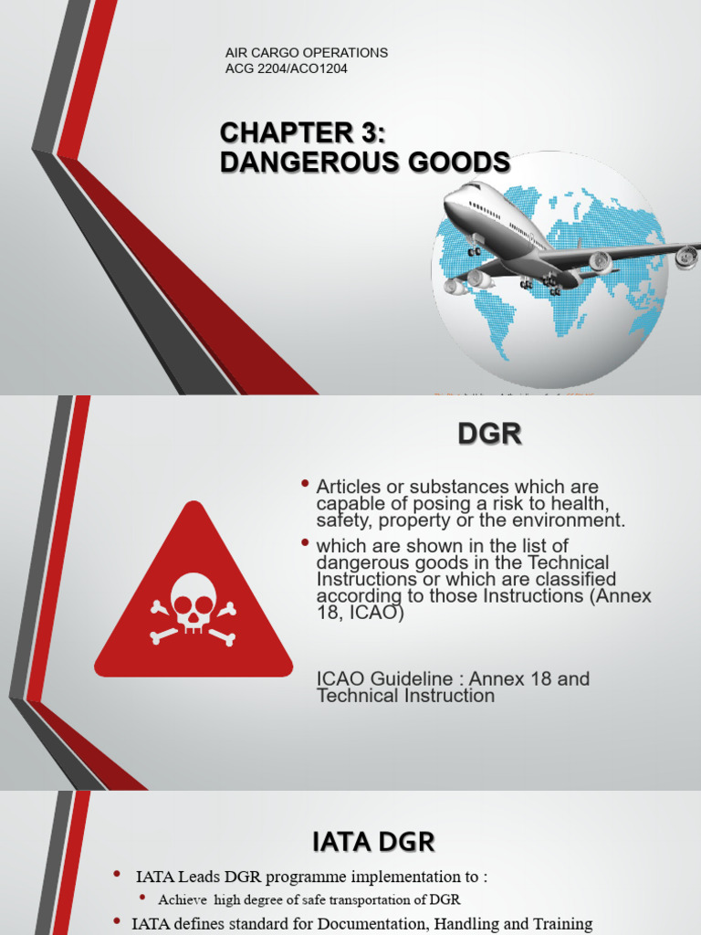Dangerous Goods Air Cargo Guidelines | PDF | Dangerous Goods ...
