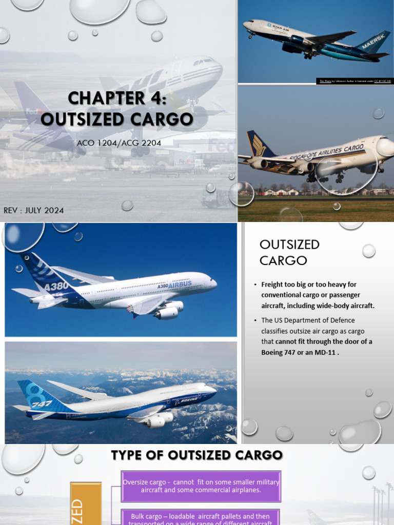 Outsize Cargo: Types and Market Insights | PDF | Cargo | Aircraft