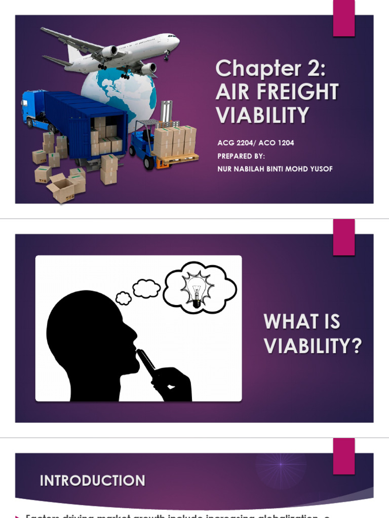 Chapter 2 Freight Viability | PDF | Cargo | Transport