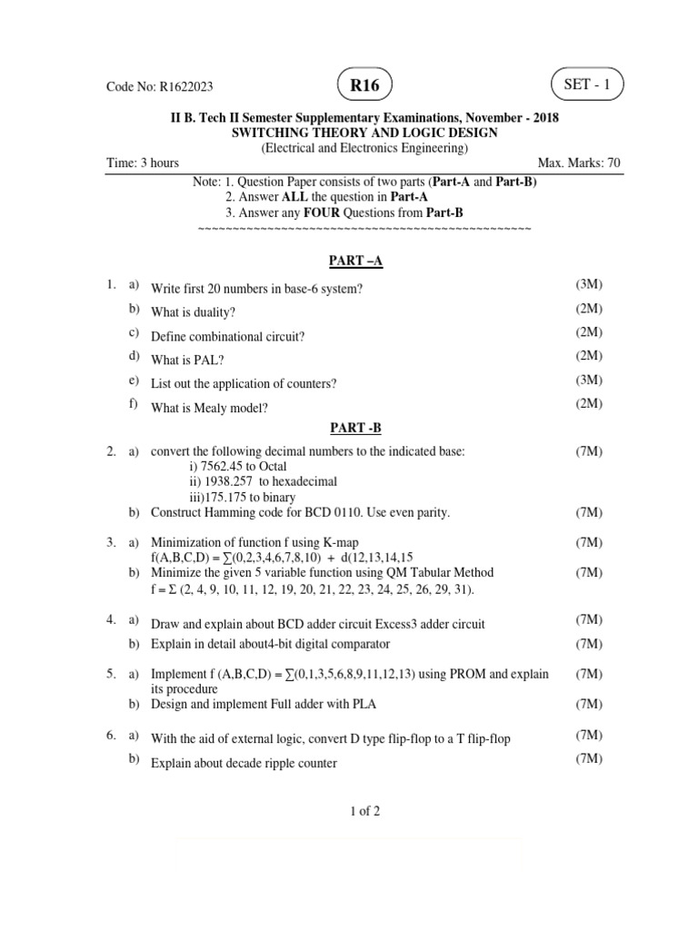 R1622023112018 | PDF | Computer Engineering | Electronic Engineering