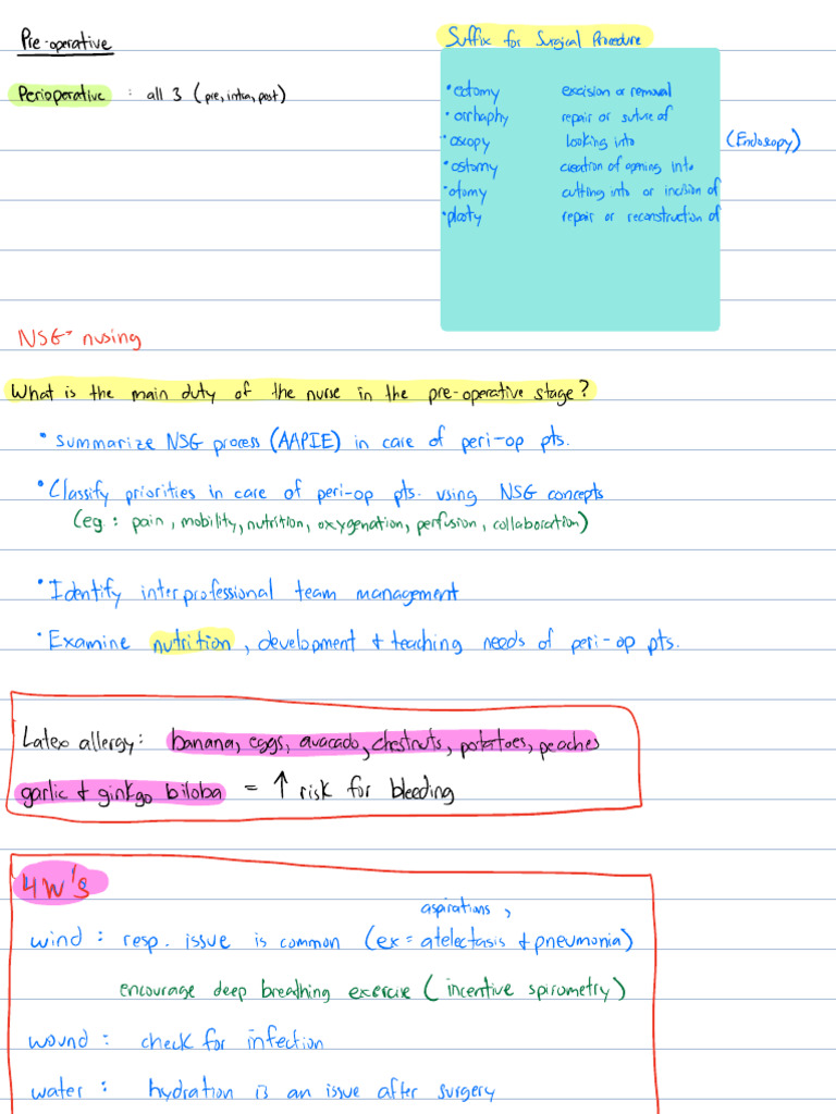 Med-Surg I Week 1 Note Nov 2, 2024 | PDF | Clinical Medicine | Medical ...
