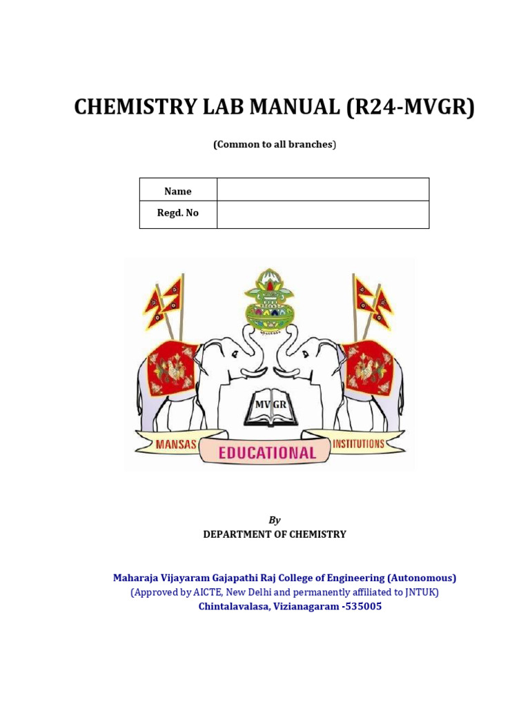 Chemistry-lab-maual | PDF | Titration | Chemistry