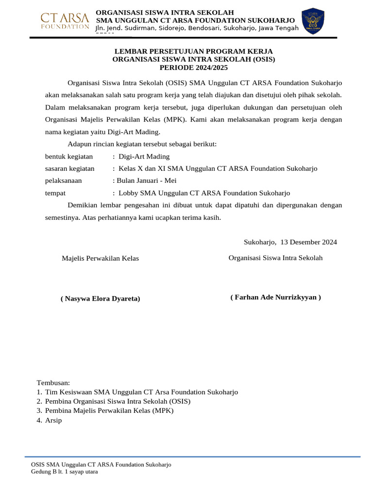 1Lembar_Pengesahan_MPK DIGIART ADING | PDF