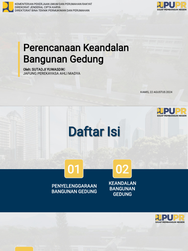 Keandalan Bangunan Gedung di Indonesia | PDF